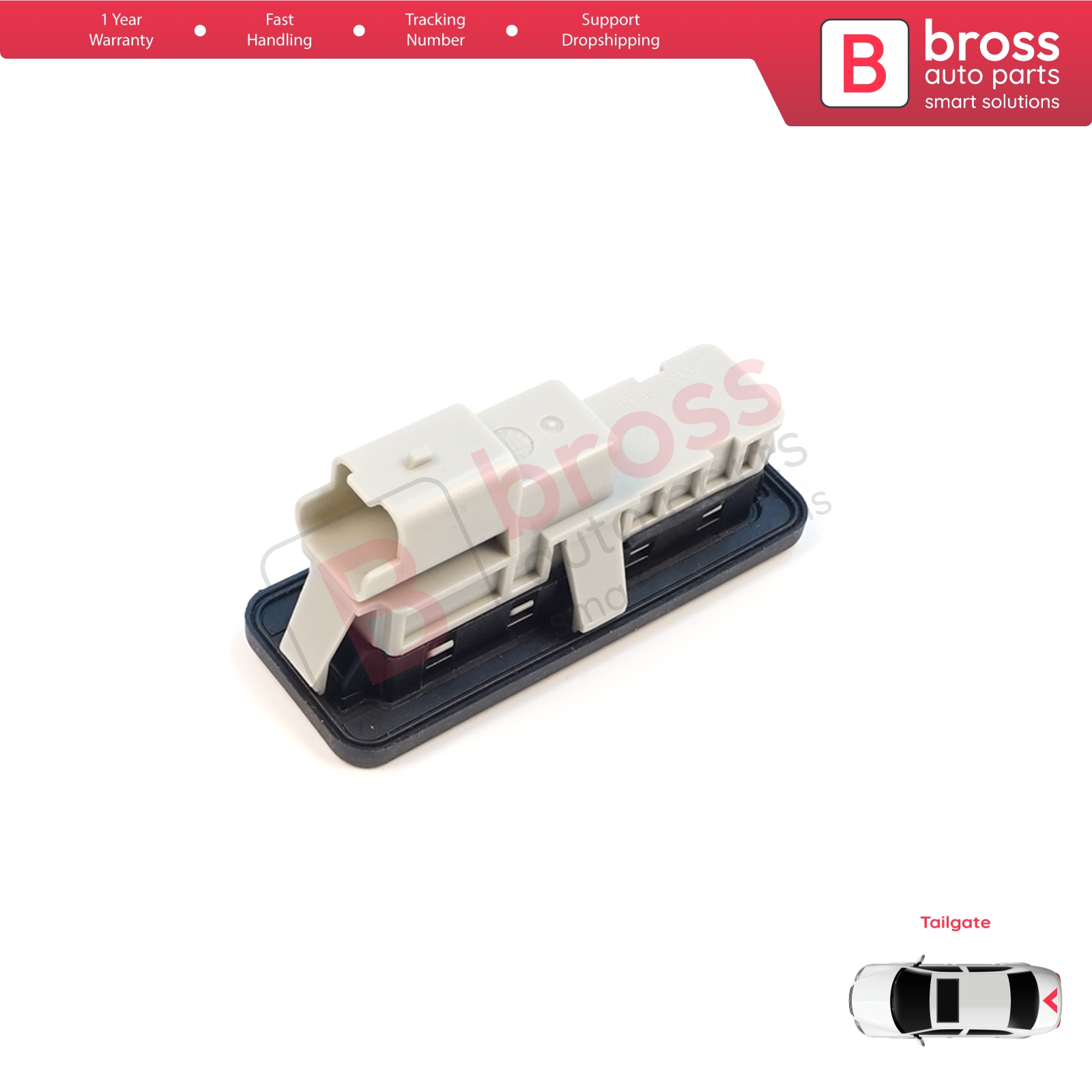 Bross Auto Parts - BDP1597 Rear Tailgate Lock Release Button for ...